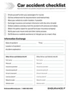 Car Accident Checklist: 7 Steps To Take | Endurance Warranty
